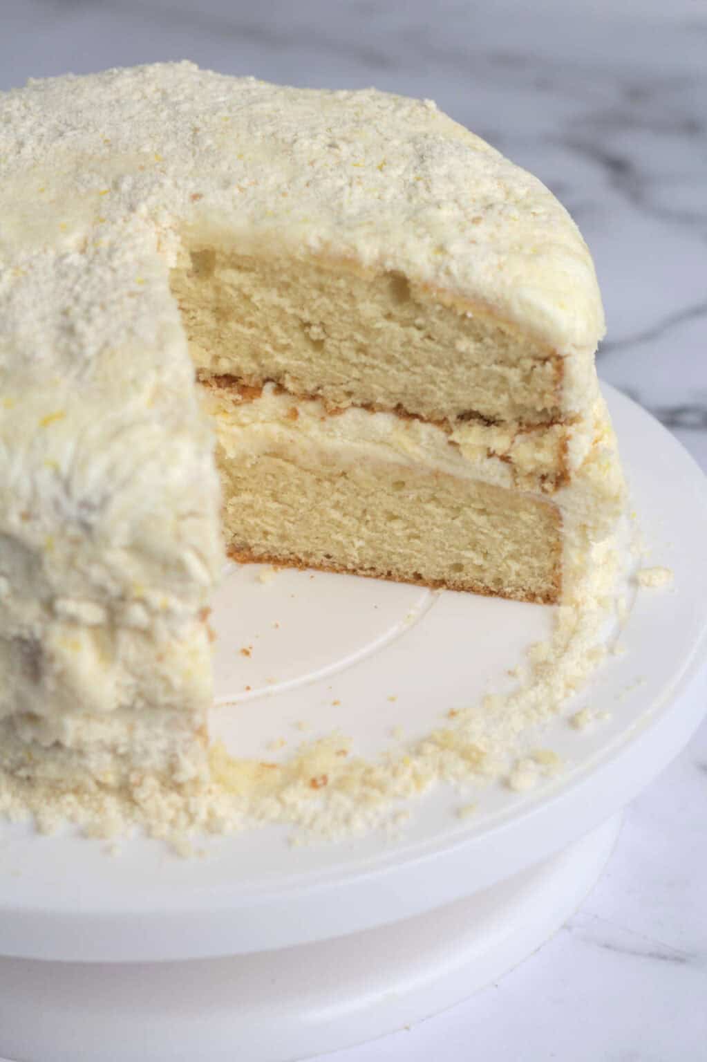 Cheesecake Factory Italian Lemon Cream Cake – Nina Kneads to Bake